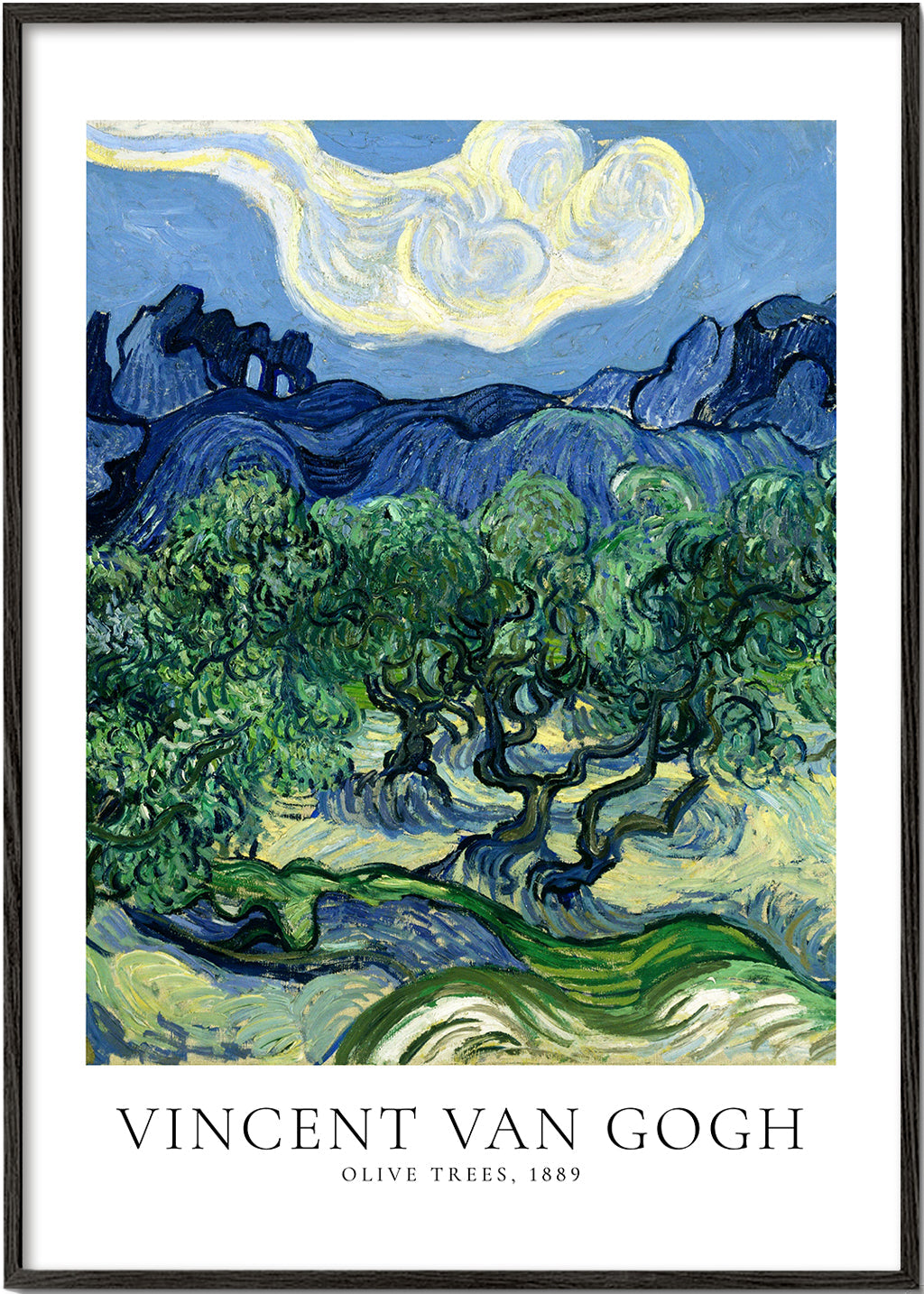 Quadro in stile nordico Vincent Van Gogh Olive trees | Quadri moderni e ...